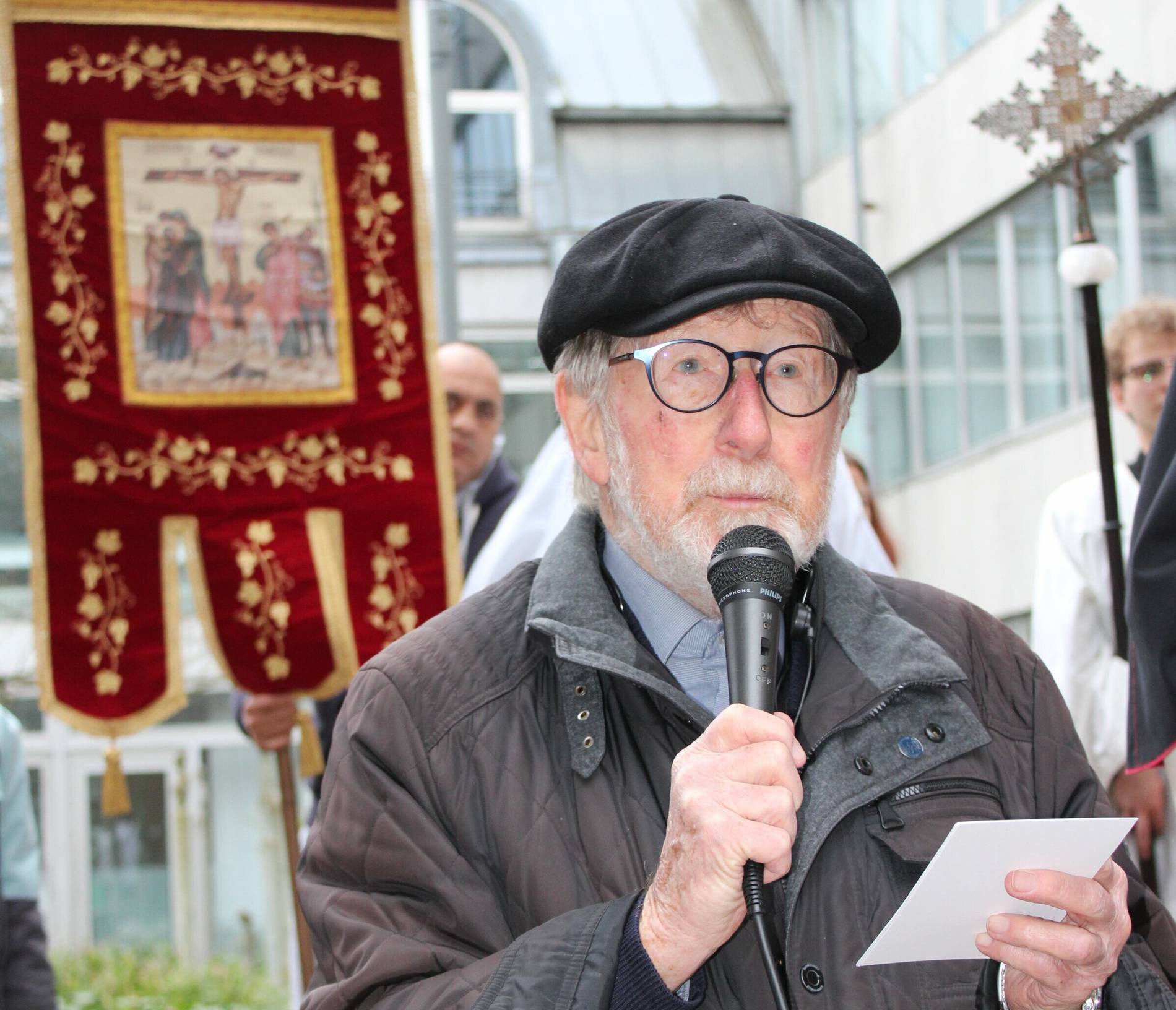 Drei Pfarrer und ein Rabbi hatten zm ökumenischen Kreuzweg eingeladen
