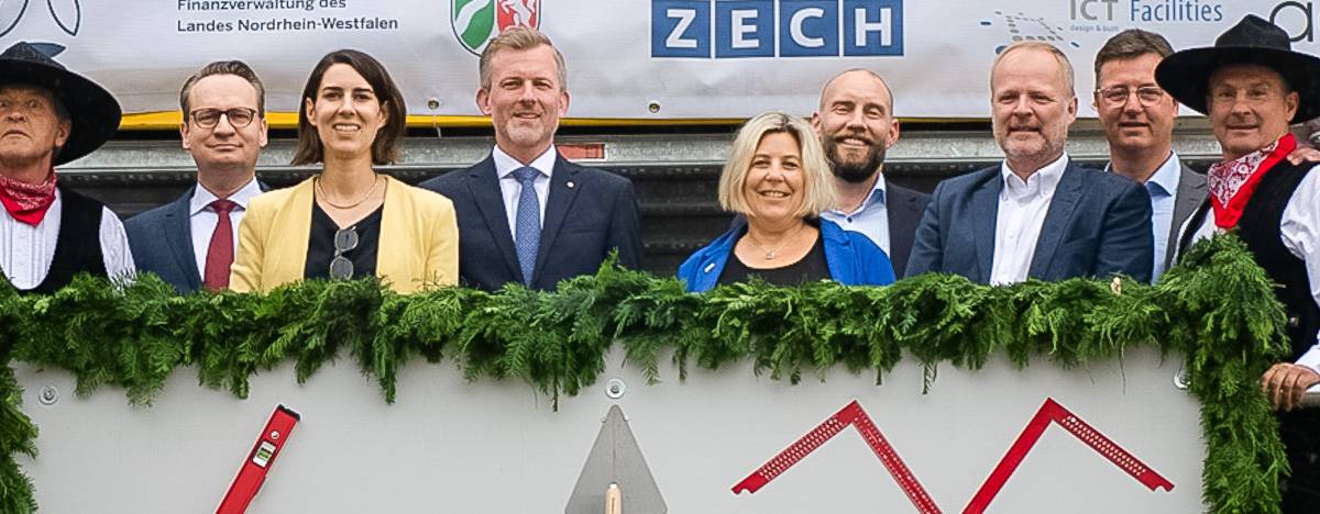 Gebäude der Finanzverwaltung NRW in Kaarst nimmt Formen an