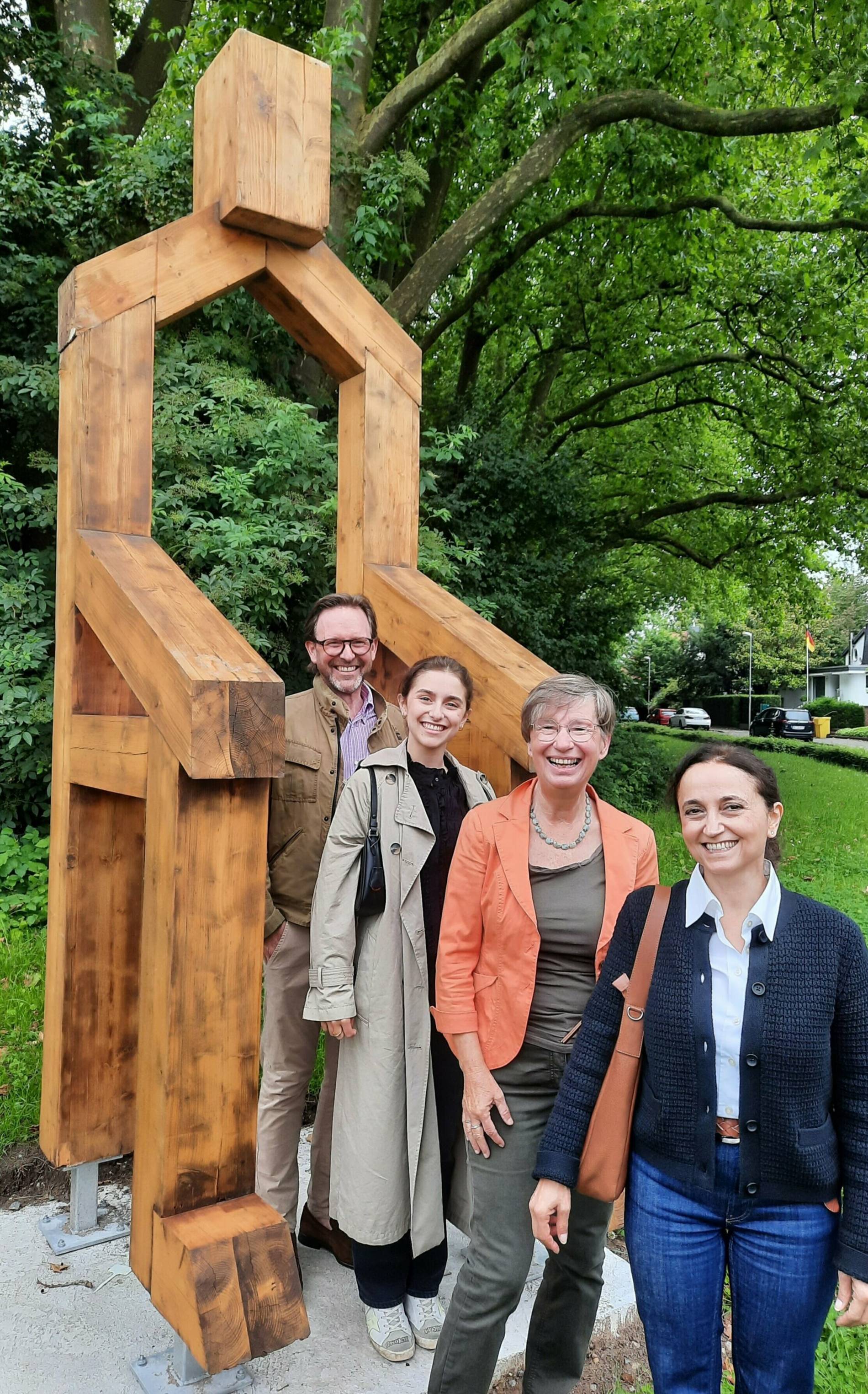 "Türhüter" ist Teil des Skulpturenpfads Nordstadt