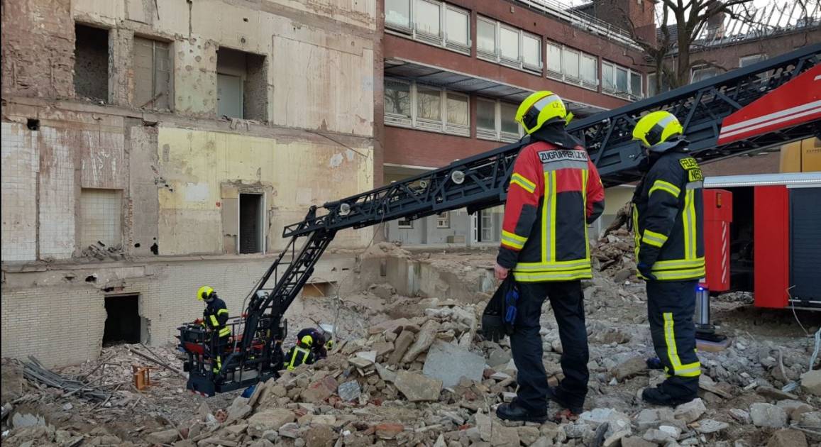 Unfall auf der Baustelle