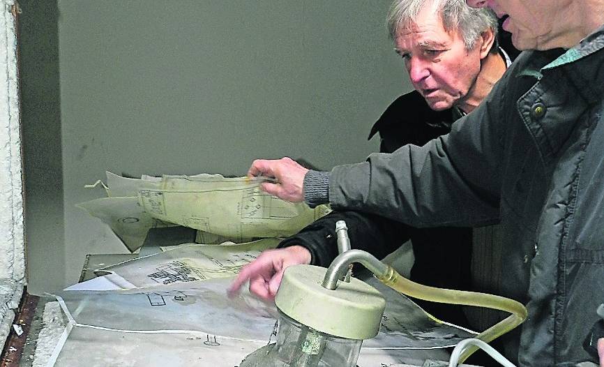 Albert Wunsch rettet Fundstücke vom Bauer & Schaurte-Gelände