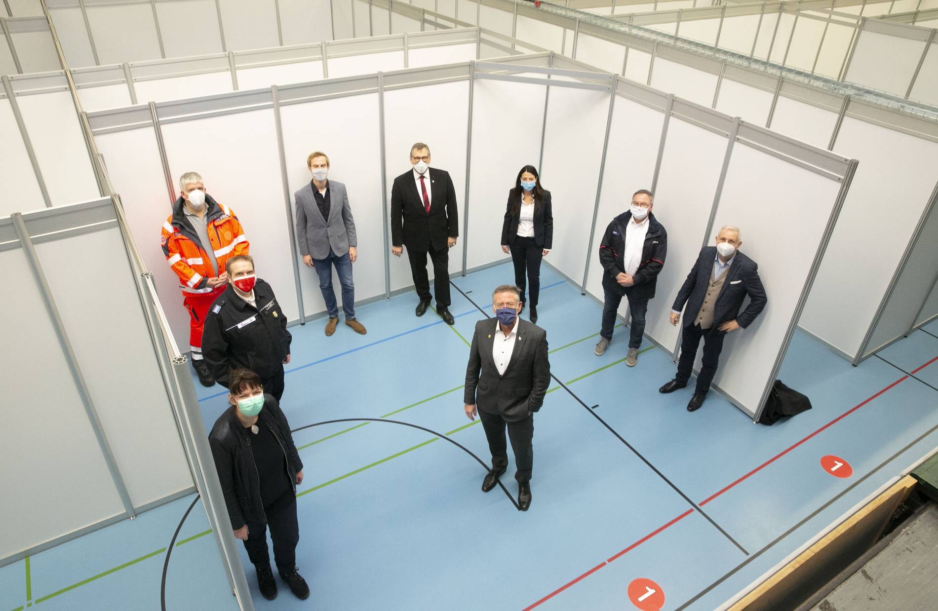 Rhein-Kreis Neuss: Vorbereitungen für Corona-Impfzentrum abgeschlossen